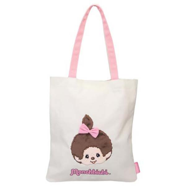 Monchhichi tote bag (Girl) | Seimon-Cho