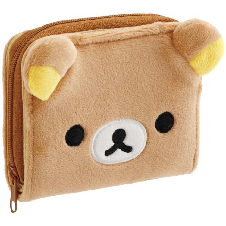 Rilakkuma : Mascot Plush Face Wallet | Seimon-Cho